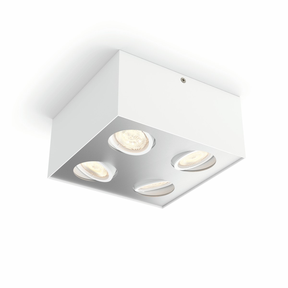 Spotlamp Box 4-lichts wit van Philips kopen | LampenTotaal