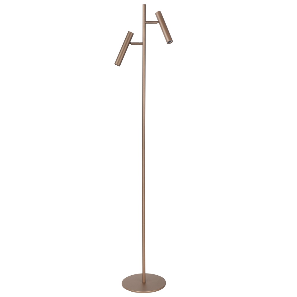 Design vloerlamp Piero koper brons 2-lichts van Highlight kopen ...