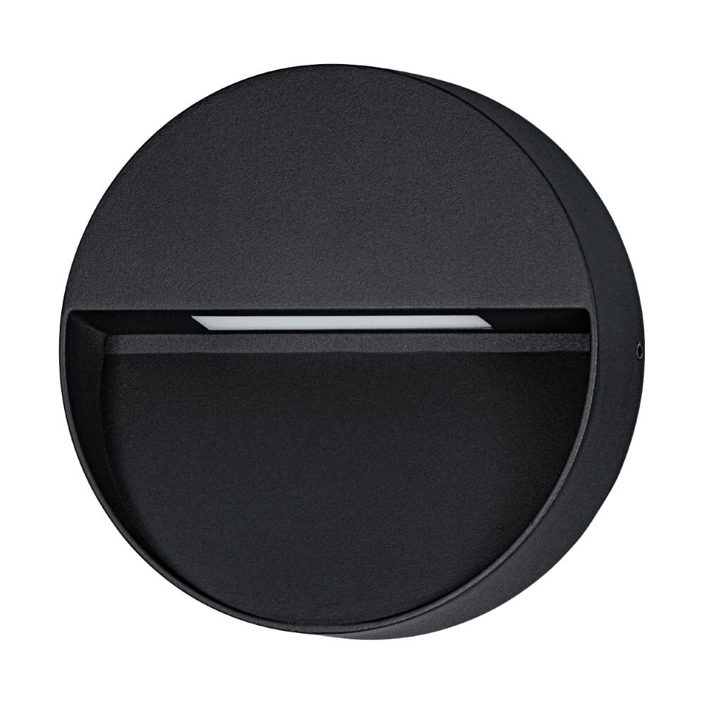 Zwarte trapverlichting Maruggio rond - buiten van Eglo kopen | LampenTotaal