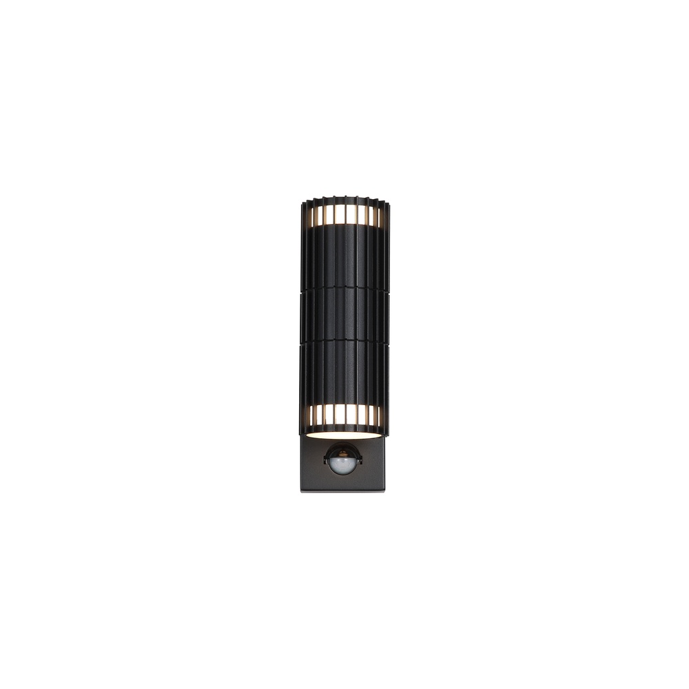 Wandlamp Detroit zwart met sensor van Searchlight kopen | LampenTotaal