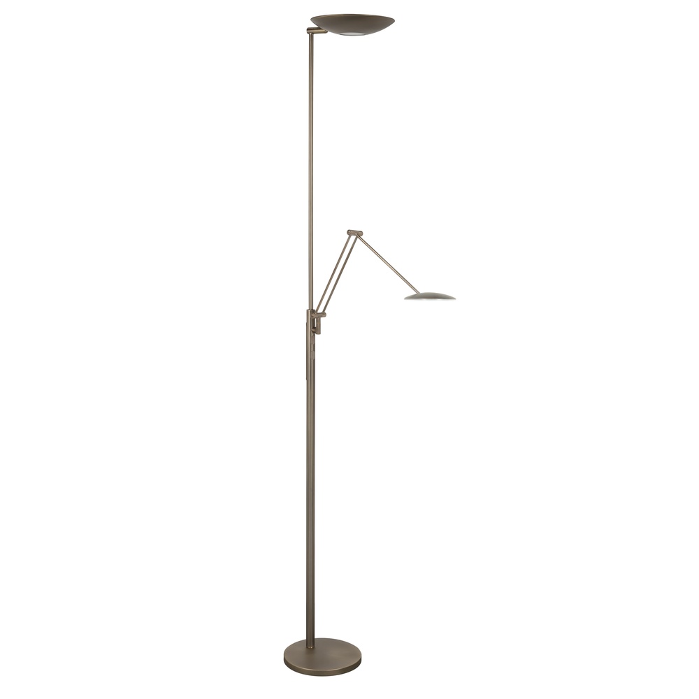 Klassieke leeslamp Geneva koper brons Ø 23cm van Highlight kopen ...