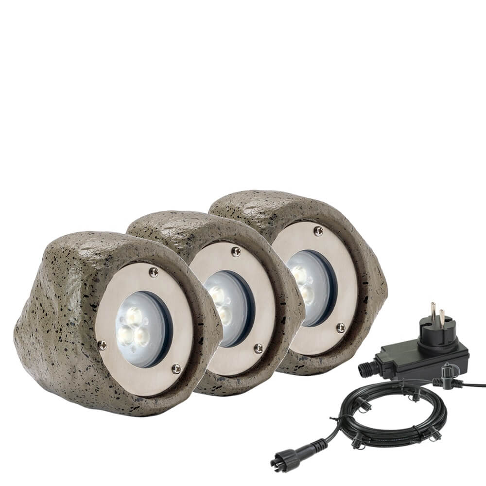 Spots Bensa set van 3 van GardenLights kopen | LampenTotaal