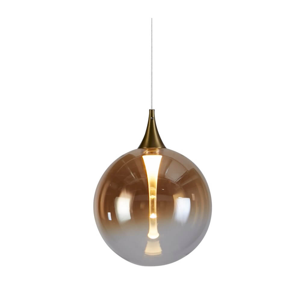 1-lichts hanglamp Alchemy amber glas van Searchlight kopen | LampenTotaal