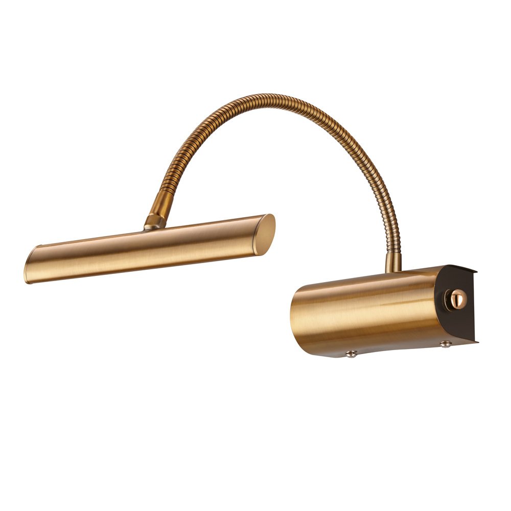 Led wand leeslamp Curtis oud messing van Trio kopen | LampenTotaal