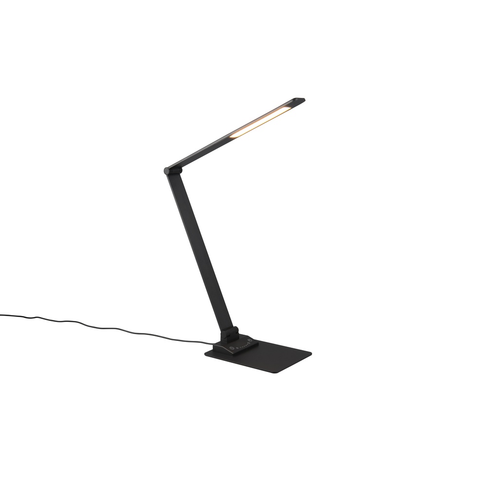 Bureaulamp Travis design zwart van Trio kopen | LampenTotaal