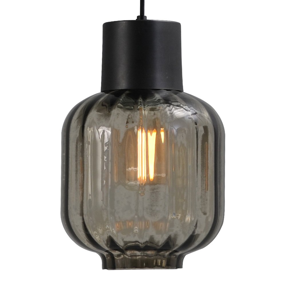 Design hanglamp Lett lll 20 met smoke glas van Masterlight kopen | LampenTotaal