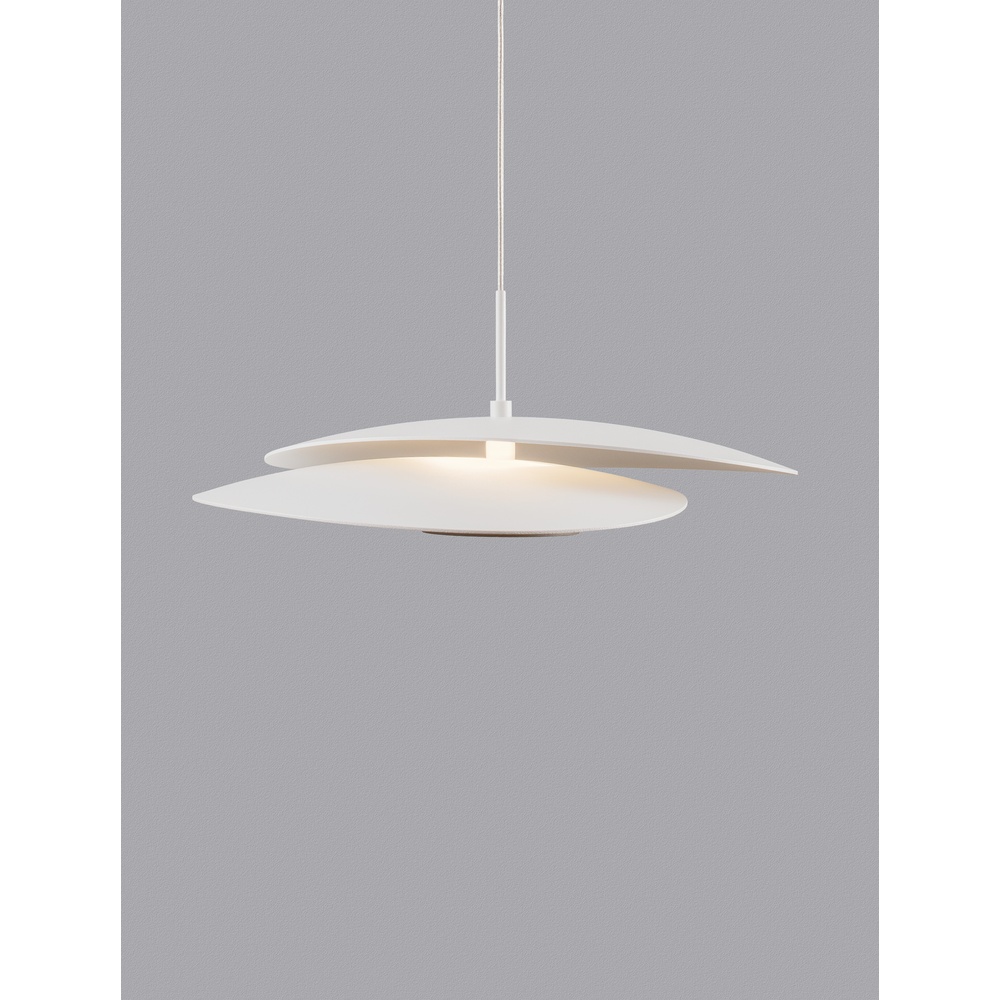 Hanglamp Olea design wit Ø 35cm van Lyora kopen | LampenTotaal