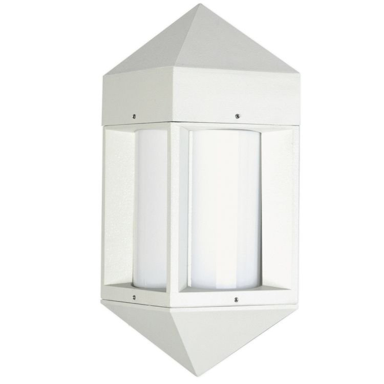 Lamp boven deur Triangle 31cm - wit van Albert kopen | LampenTotaal