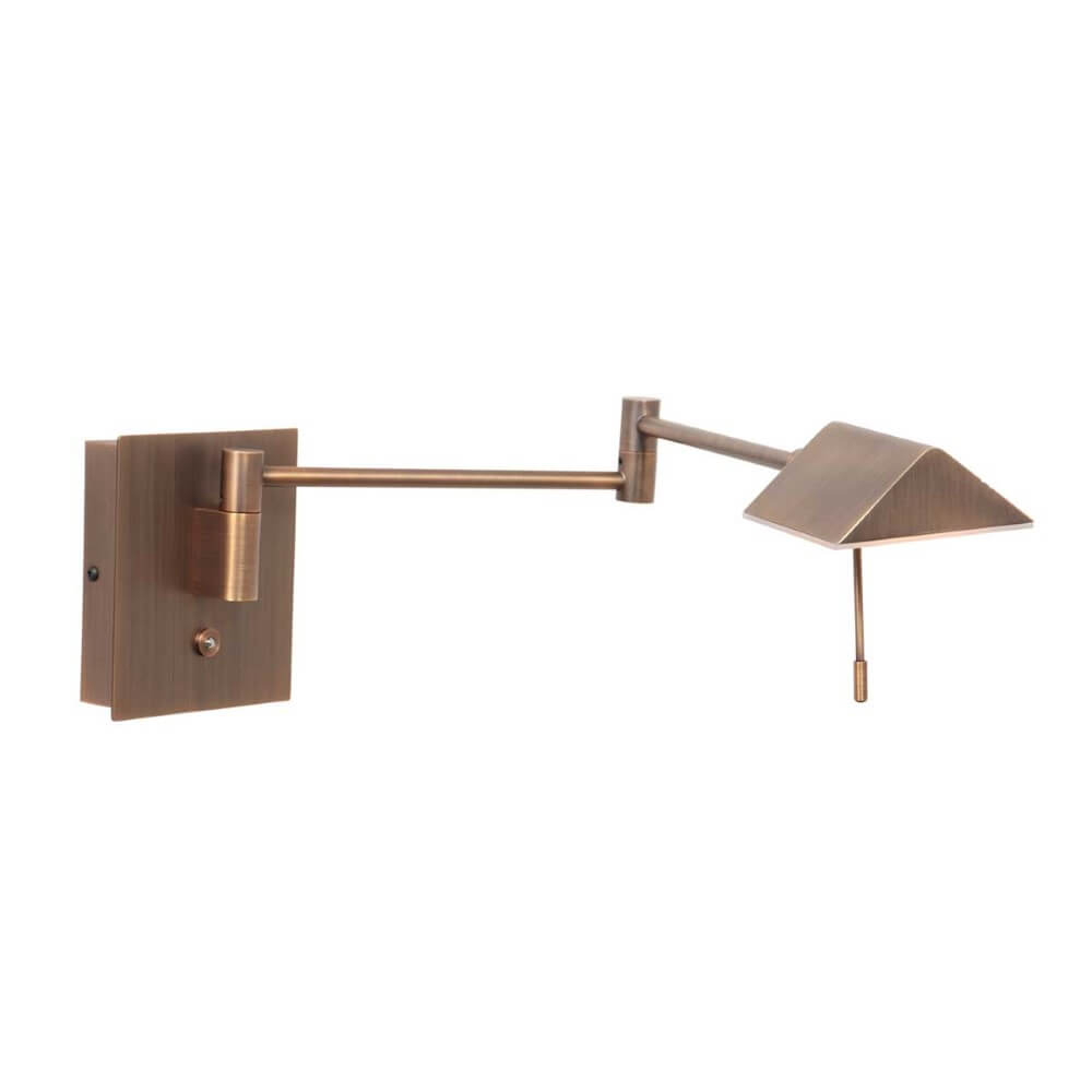 Bronzen wand leeslamp Retina van Steinhauer kopen | LampenTotaal